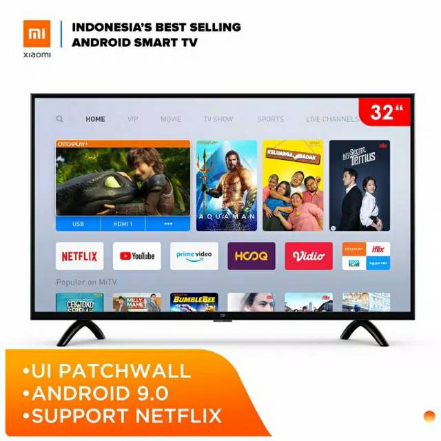 Jual Xiaomi MI LED 32 Inch - Smart Android TV | Shopee Indonesia