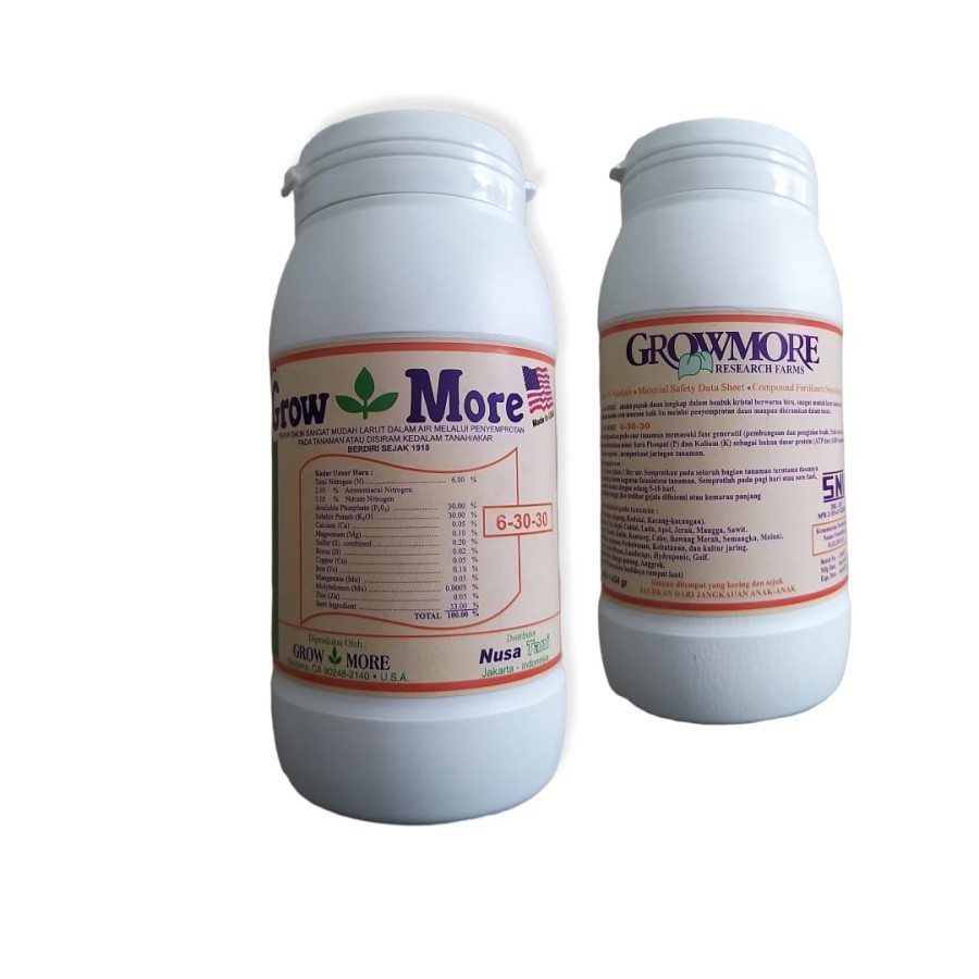 Jual Pupuk Growmore 6 30 30 454 Gram Nutrisi Akar Buah Bunga | Shopee Indonesia