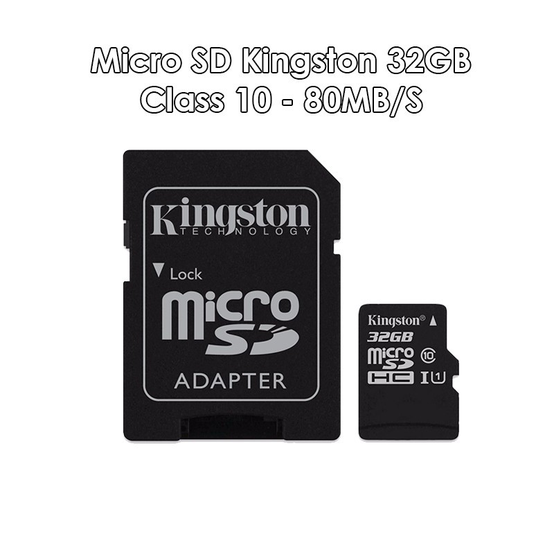 Jual MMC Micro SD + Adapter Kingston - 32GB - Kartu Memori / Memory ...