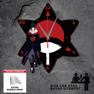 Jual JAM DINDING KARAKTER UKIRAN ANIME NARUTO HOKAGE KYUBI | Shopee ...