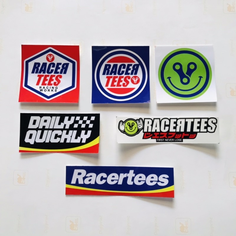 Jual Stiker Racertees - Stiker Motor Racing Anti air | Shopee Indonesia