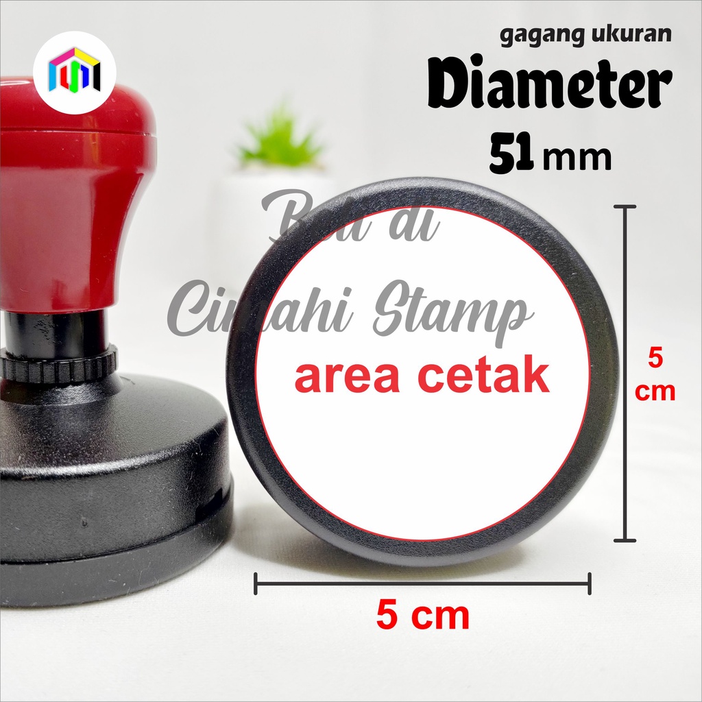 Jual Cetak Stempel Flash Bulat Custom - GRATIS TINTA ISI ULANG | Shopee ...