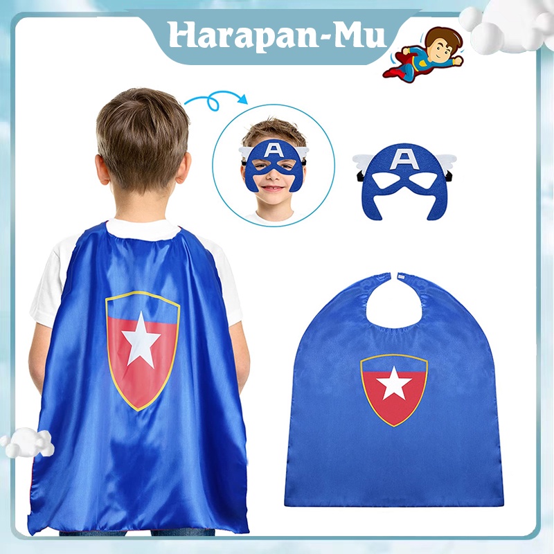 Jual Jubah Superhero Anak Jubah Superman Jubah Batman Topeng Superhero ...