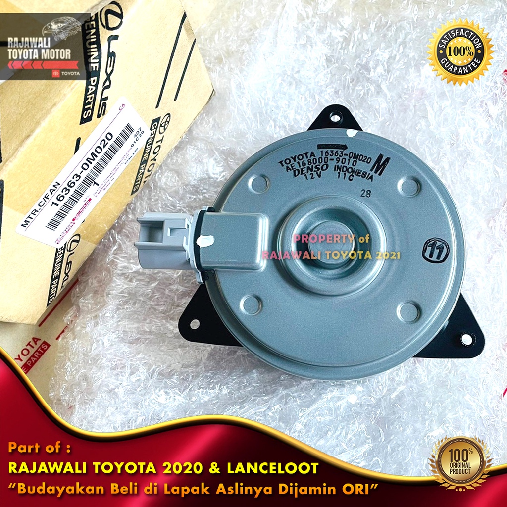 Jual Motor Cooling Fan Vios, Yaris & Camry 2002-2013 Dinamo Kipas ...