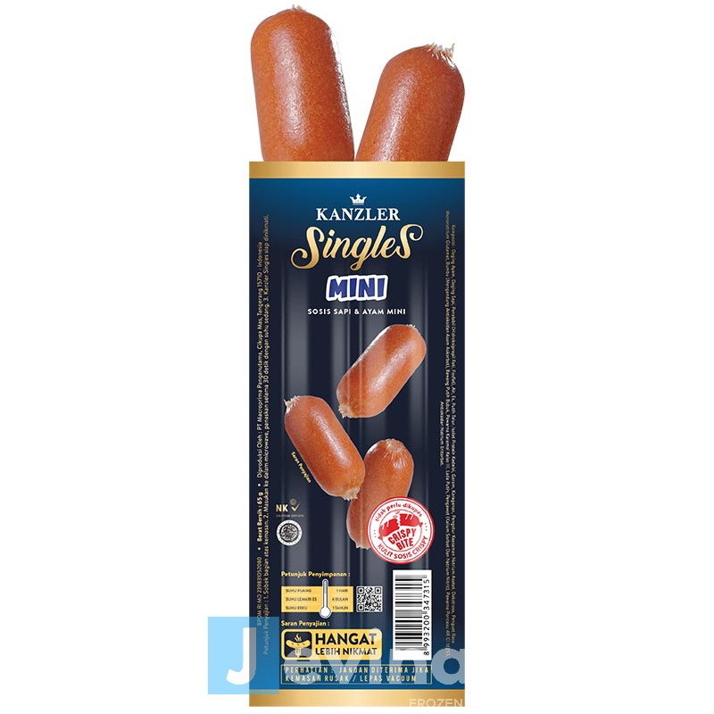 Jual Sosis Kanzler Singles Original | Keju | Mini | Hot | Bakso ...