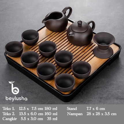 Jual Chinese Tea Set Pot Set Poci Teko Gelas Cangkir Keramik Tie Kuan ...