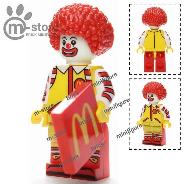 Jual lego ronald mcdonald minifigure | Shopee Indonesia