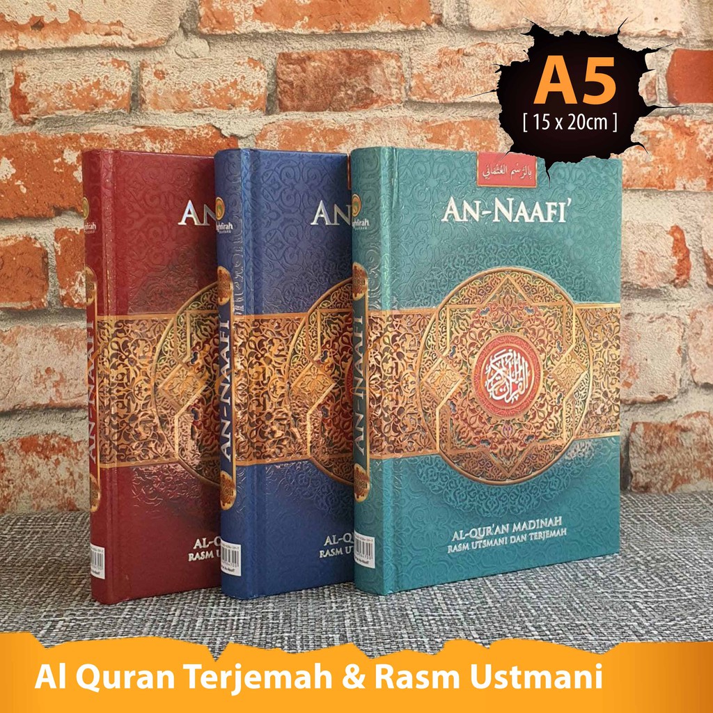 Jual Al Quran An Naafi A5 Al Quran Madinah Rasm Ustmani Terjemah Al ...