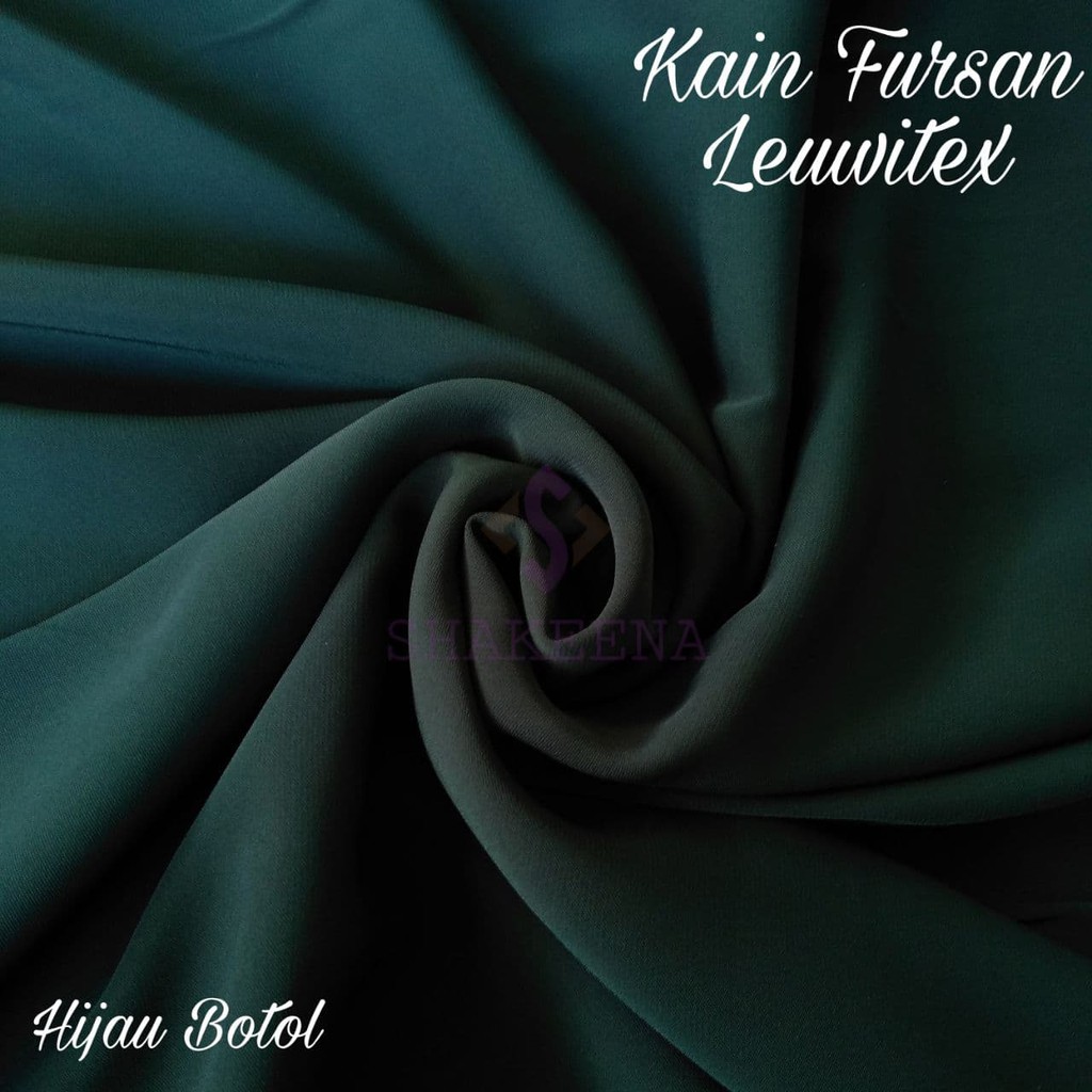 Jual 1m Kain Fursan Leuwitex Premium cocok Untuk Gamis Abaya HIjab dll ...