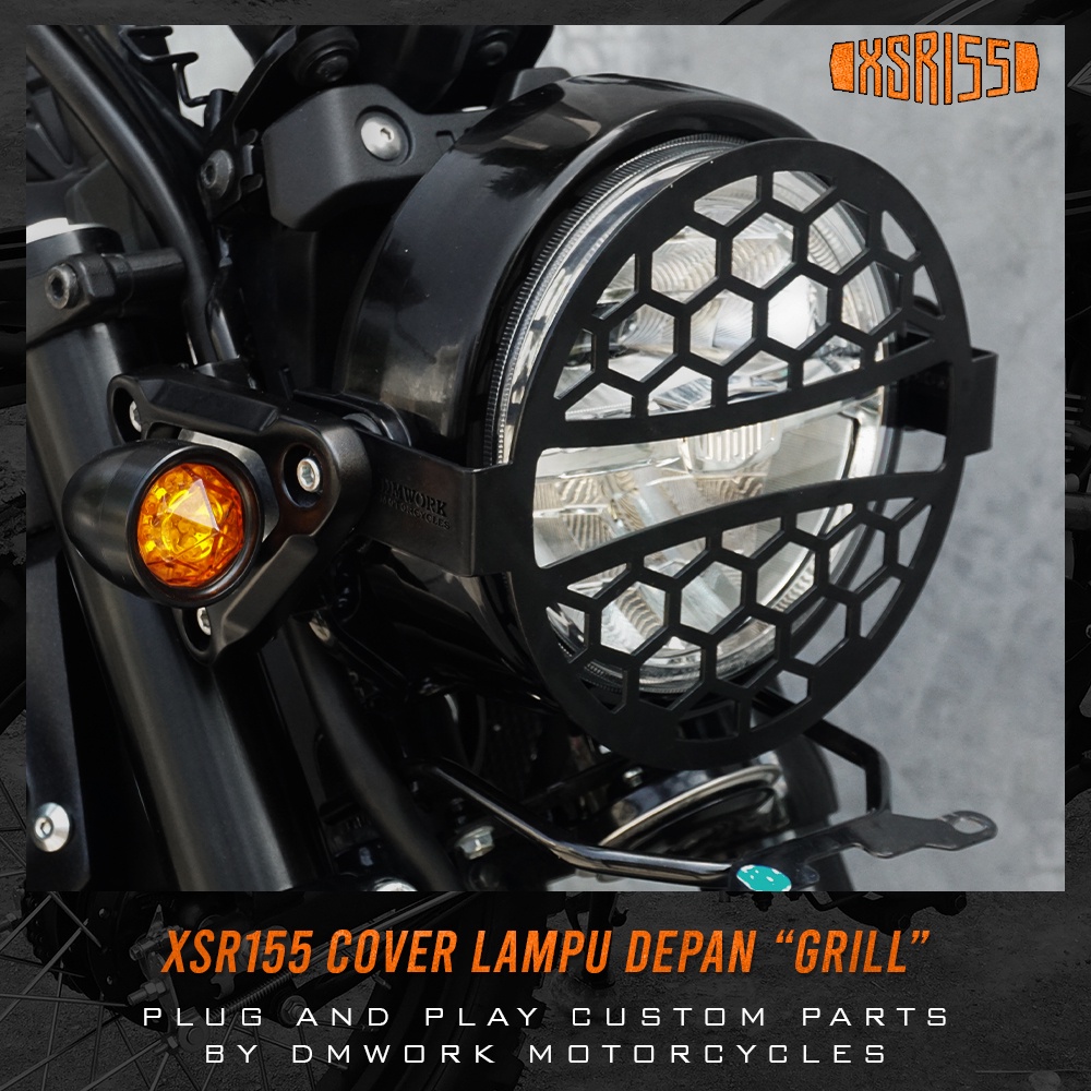 Jual XSR 155 Cover Lampu "Grill" (PENUTUP LAMPU DEPAN) | Shopee Indonesia