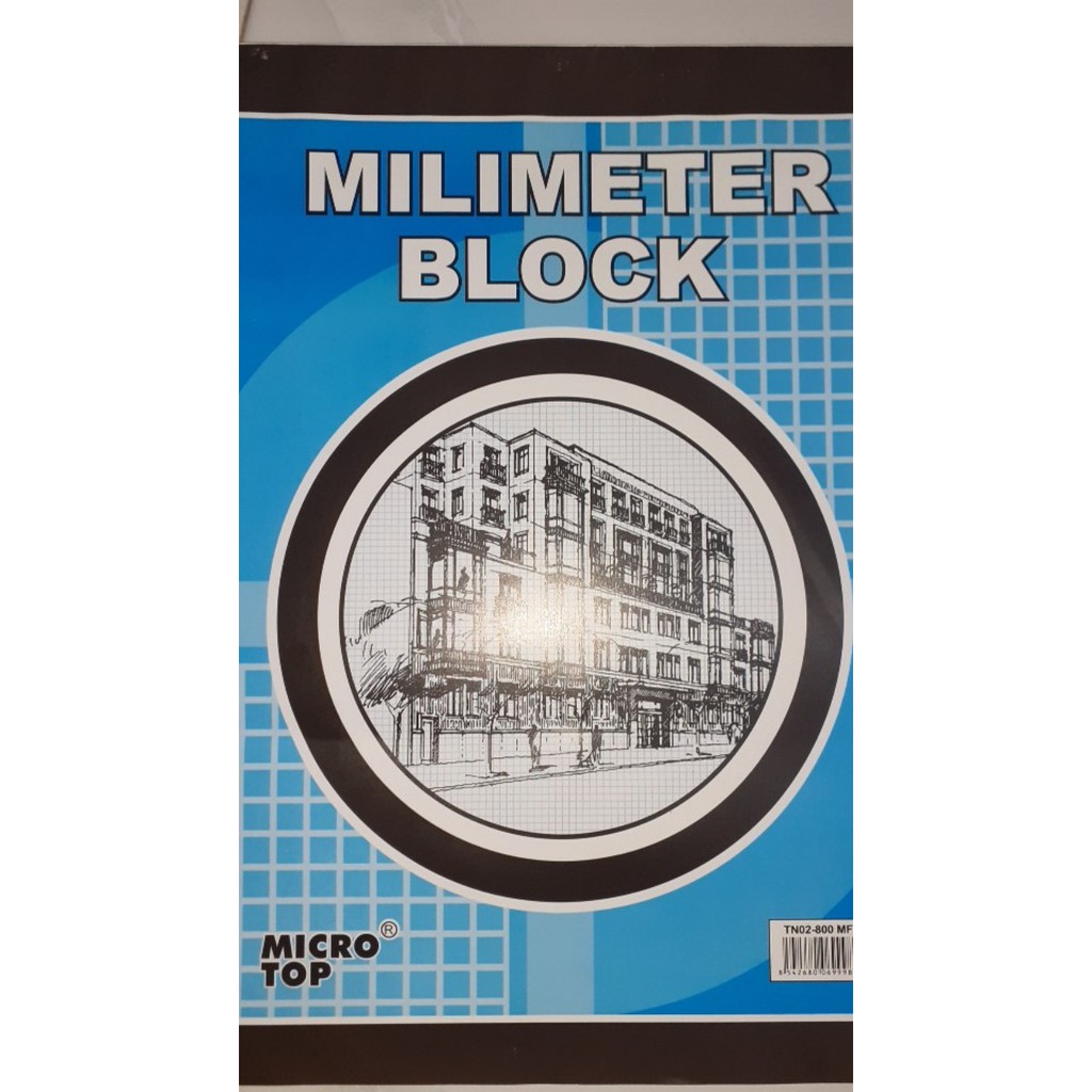 Jual BUKU MILIMETER BLOCK F4 KERTAS MICROTOP MENGGAMBAR UJIAN PRAKTIK ...