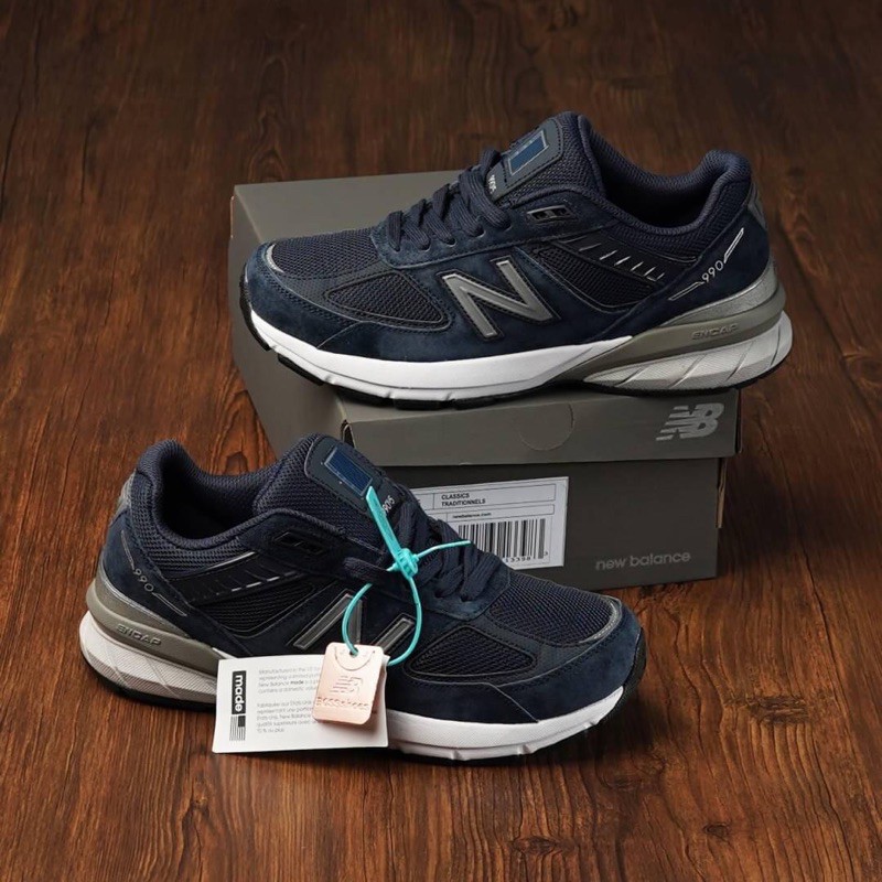 Jual New Balance 990 V5 Navy | Shopee Indonesia