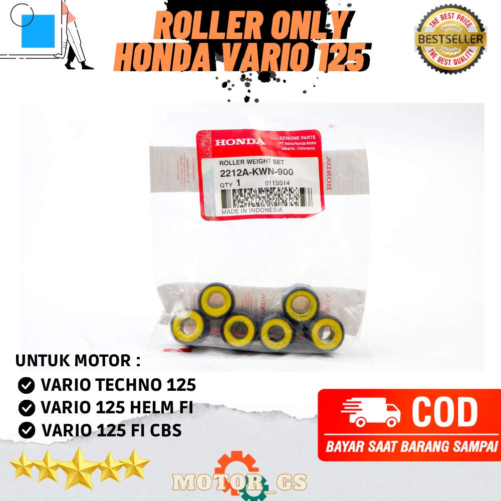 Jual Roller Vario 125 F1 2212A-KWN-900 / KZR STD | Shopee Indonesia