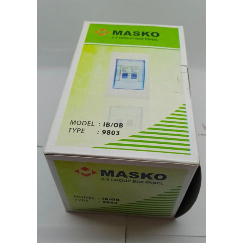 Jual Box MCB rumah mcb isi 2 ib/ob merk masko | Shopee Indonesia
