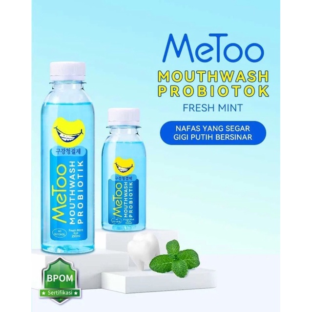 Jual METOO Mouthwash Probiotik | Shopee Indonesia