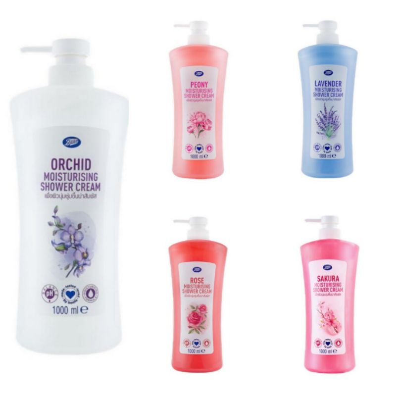 Jual BOOTS - Moisturising Shower Cream 1000ml | Shopee Indonesia