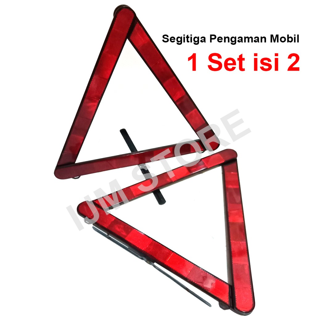 Jual Segitiga Pengaman Mobil Reflektor / Rambu Darurat / Rambu Segitiga ...