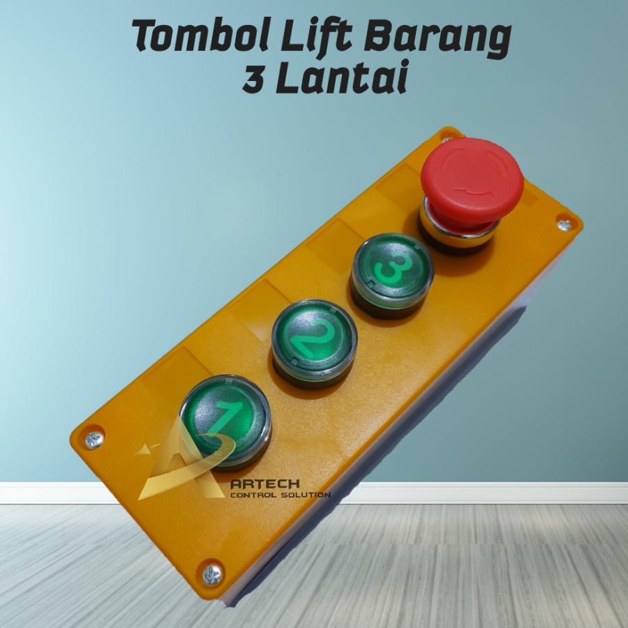 Jual Tombol lift barang 3 lantai - led 24 V | Shopee Indonesia