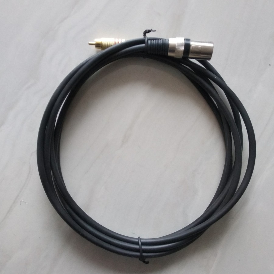 Jual Kabel Canare 1 XLR Male to 1 RCA Male 3M | Shopee Indonesia