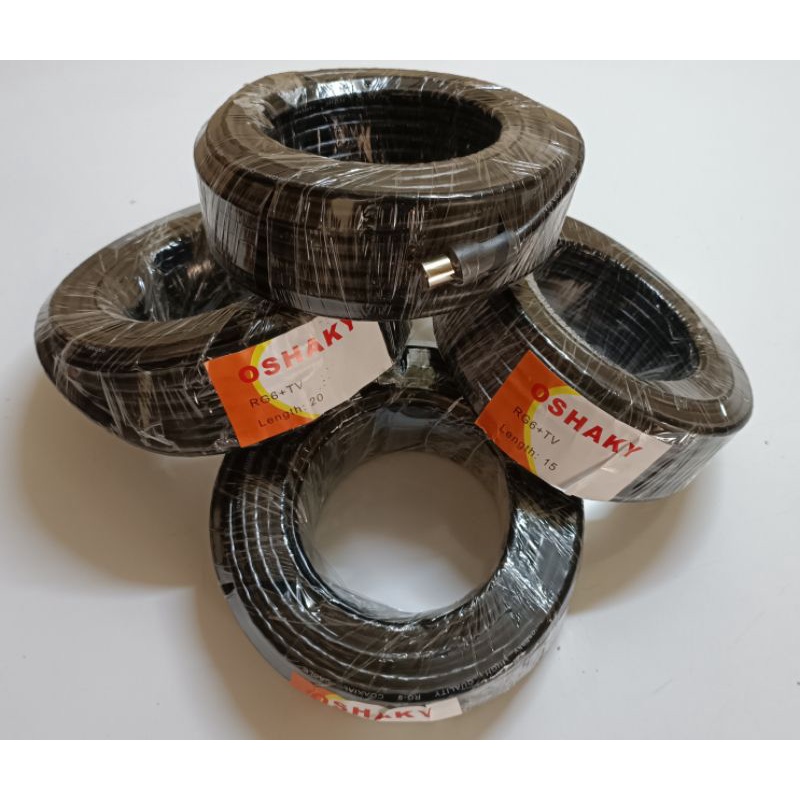 Jual Kabel Antena RG6 TV Antenna Cable 15m ~ 20 m | Shopee Indonesia