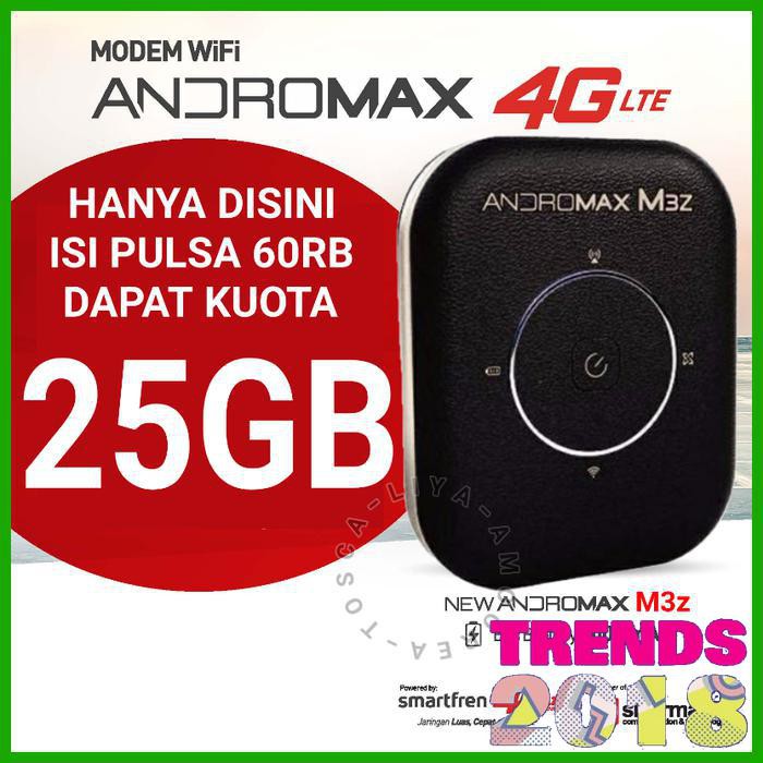 Jual PROMO HARGA MURAH Modem WiFi MiFi Smartfren Andromax M3Z 4G LTE ...