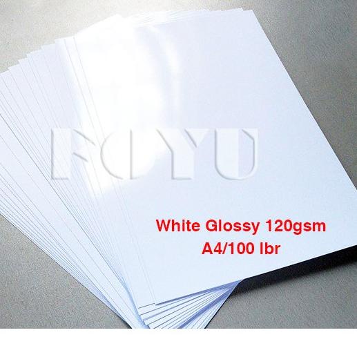 Jual Kertas Foto Inkjet White Glossy Water Proof 120gsm A4 | Shopee ...