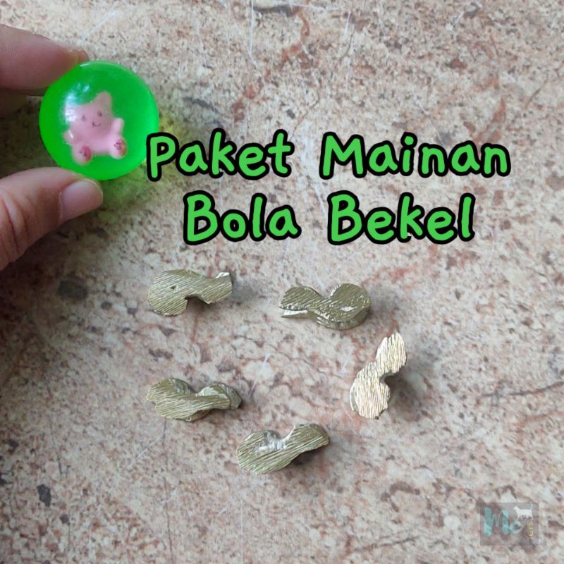 Jual Paket Mainan Bola Bekel (Bola dan 5 Biji Bekel) | Shopee Indonesia