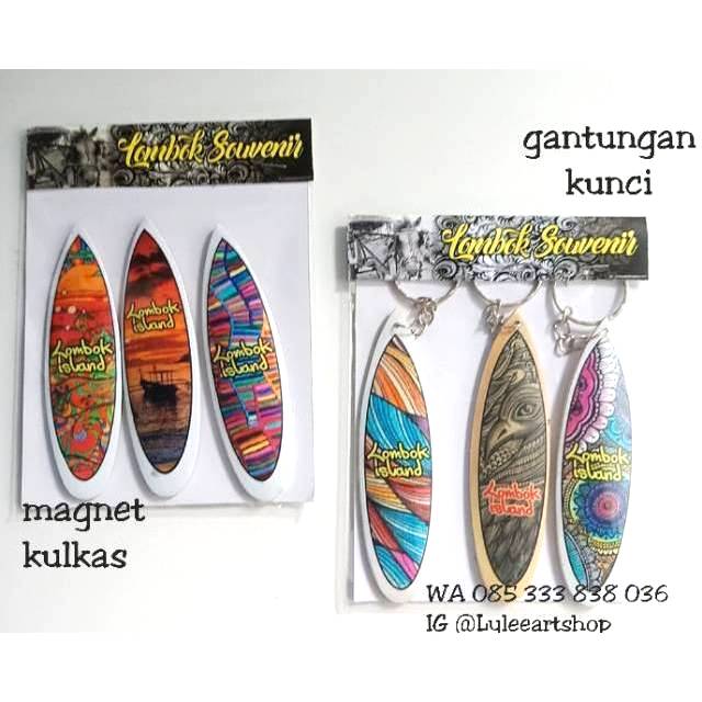 Jual Miniatur papan surfing / magnet kulkas/ gantungan kunci | Shopee ...