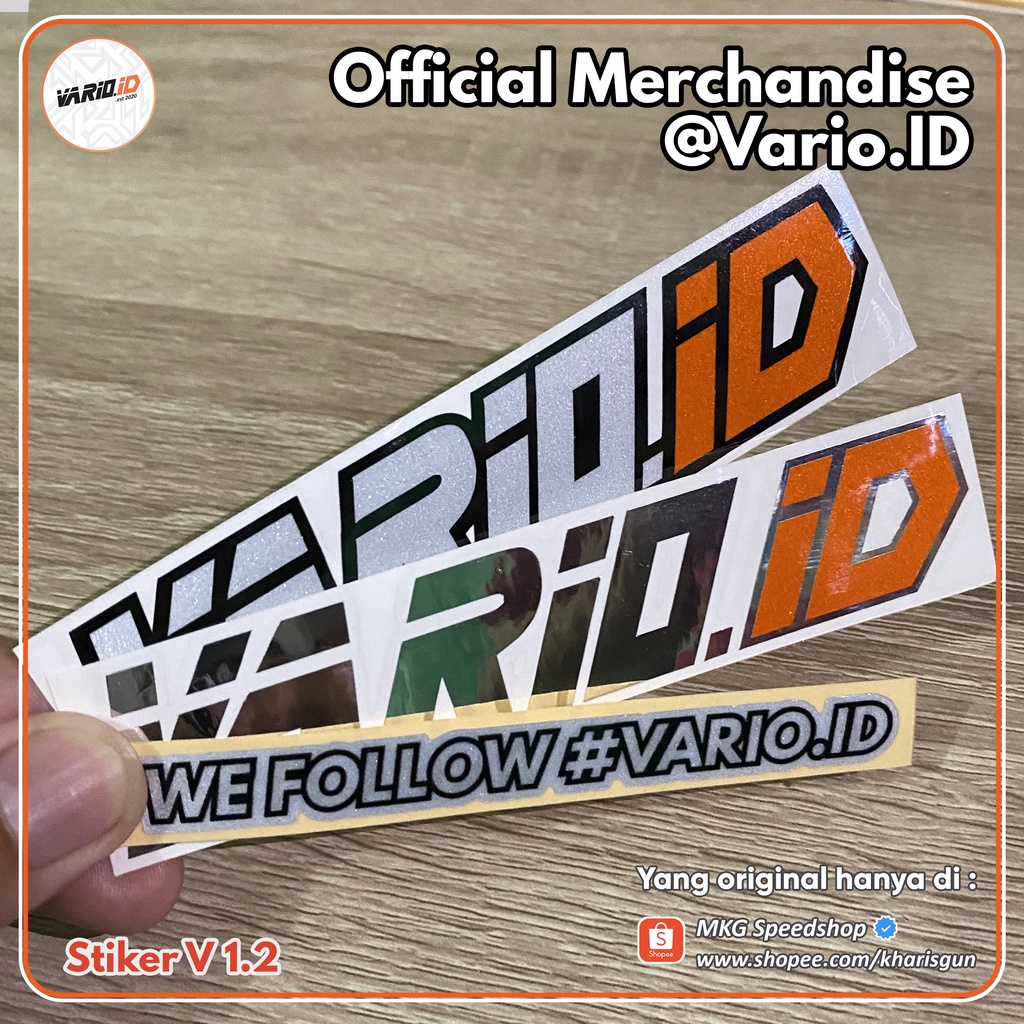 Jual Stiker Vario ID Official v1.2 | Shopee Indonesia