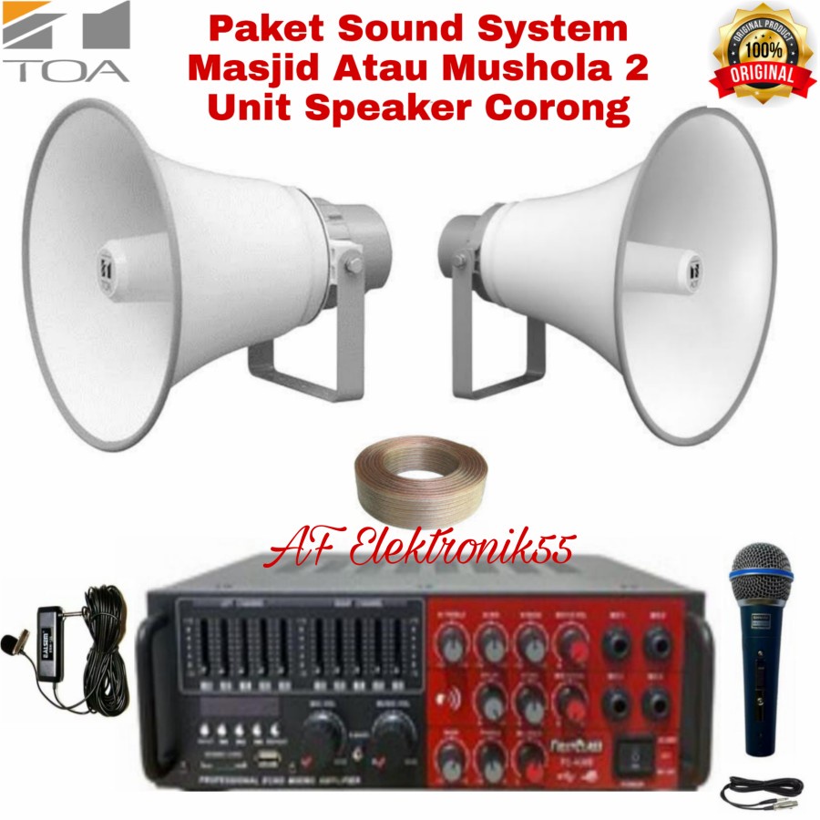 Jual Paket sound system toa Masjid Atau Mushola 2 unit speaker corong | Shopee Indonesia