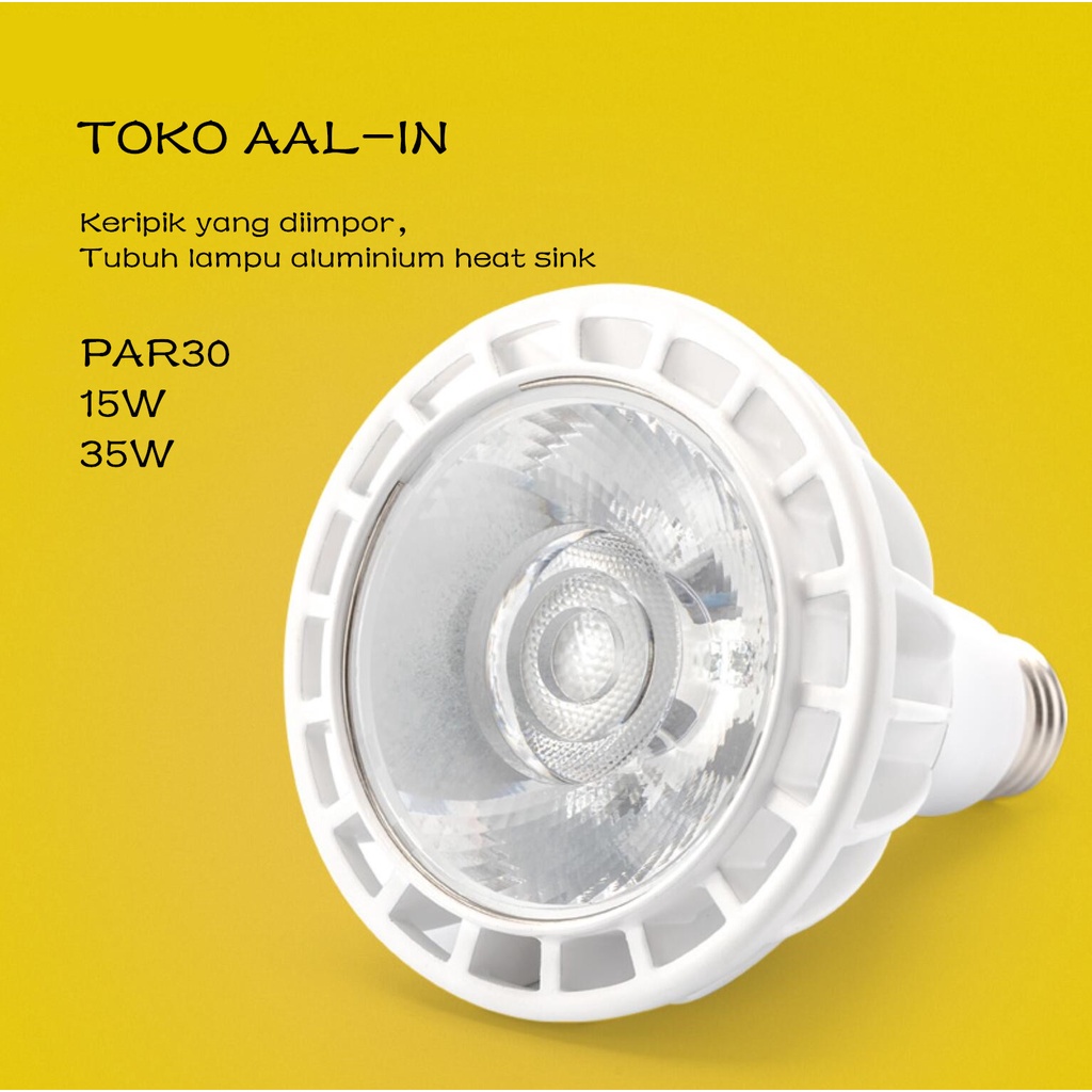 Jual Lampu Par COB LED/ Lampu Ulir par30/ Lampu spot light/ Bolam par ...