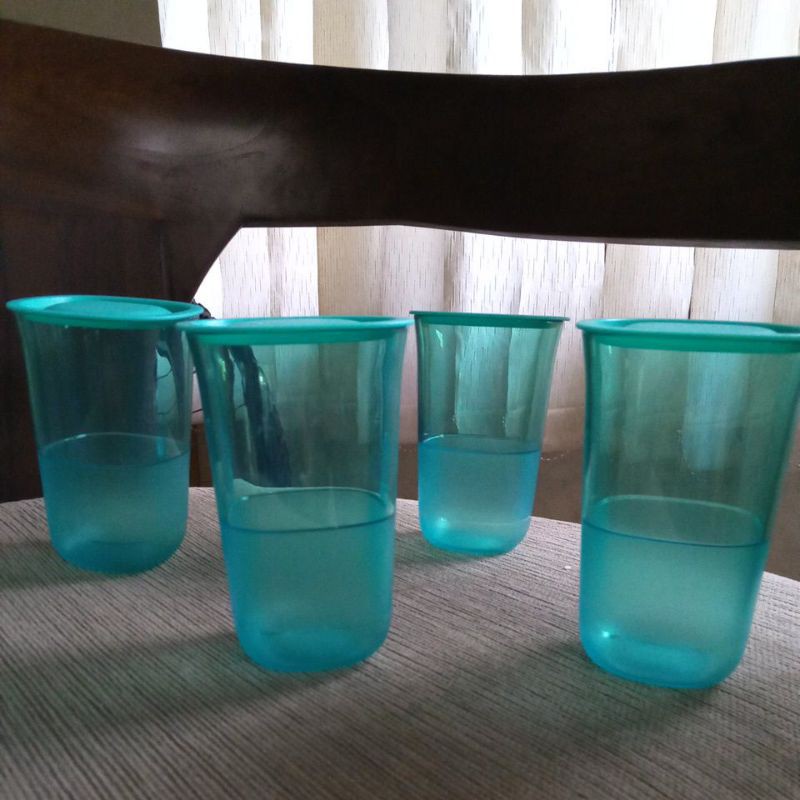 Jual Crystalline High Glass Tupperware Gelas Tosca | Shopee Indonesia