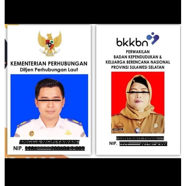 Jual Cetak ID Card Kantor Kualitas Premium (bukan press laminating ...