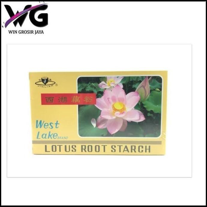 Jual FOOD Akar Teratai Lotus Root Starch West Lake Brand 250 gram Bubuk ...