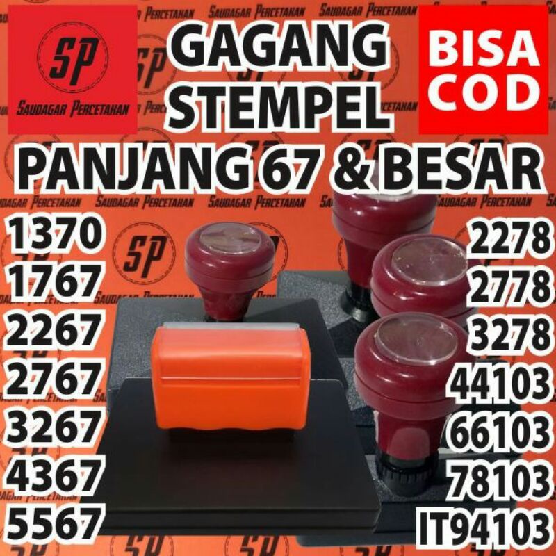 Jual Gagang Stempel Flash / Warna / Otomatis 1370 1767 1778 2267 2278 ...