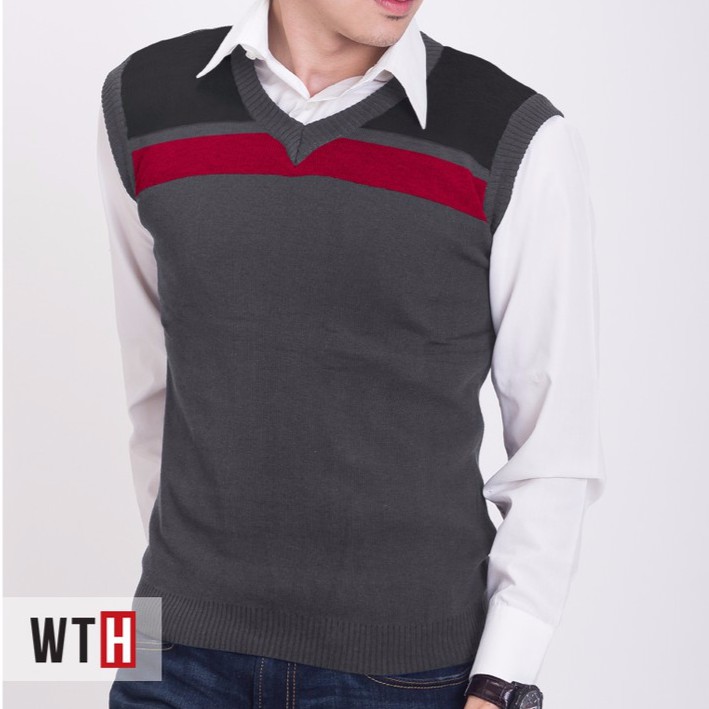 Jual VEST ROMPI ABU TUA 3 WARNA WHAT THE HEAVEN ( WTH ) | Shopee Indonesia