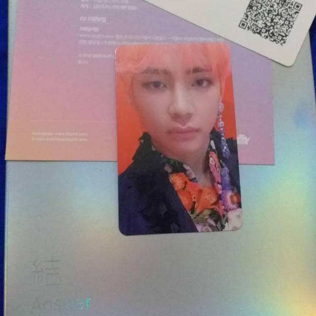Jual Album BTS LY Answer PC Taehyung | Shopee Indonesia