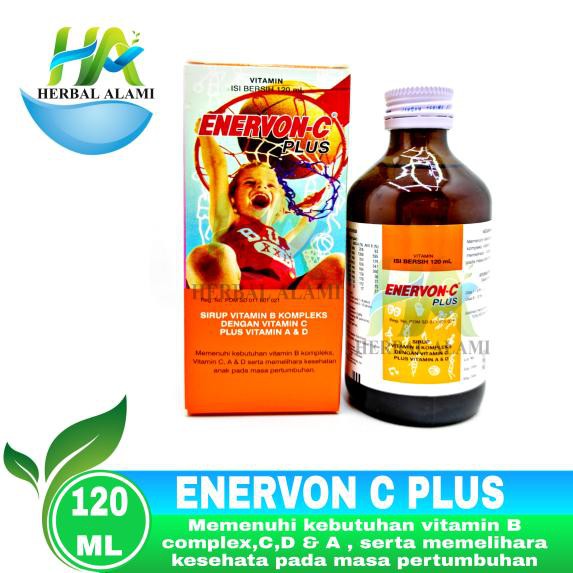 Jual Enervon C Plus Syrup - Multivitamin Anak | Shopee Indonesia