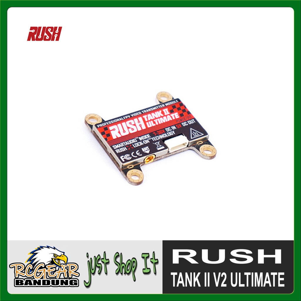 Jual RUSH TANK II V2 Ultimate 5.8G 48CH 800mW 2-8S VTX FPV Transmitter ...