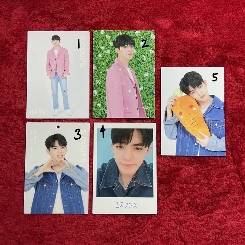Jual SEVENTEEN SCOUPS Haru Tour TC Trading Card PC Photocard | Shopee ...