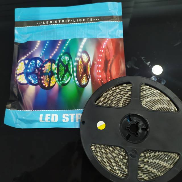 Jual Lampu LED Strip Roll Gel Elastis 5 Meter SMD 5050 IP 65 DC 12 Volt ...