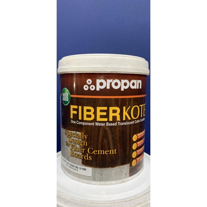 Jual Cat Propan Fiberkote Grc/Lisplank/Conwood 1Ltr | Shopee Indonesia