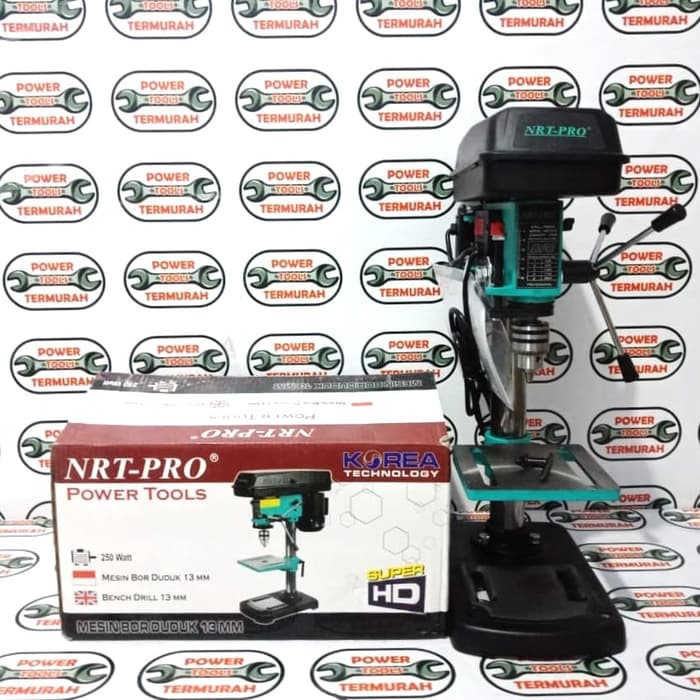 Jual Bor Duduk 13mm NRT PRO Norita Bench Drill 13 mm 250 watt Besi Kayu ...