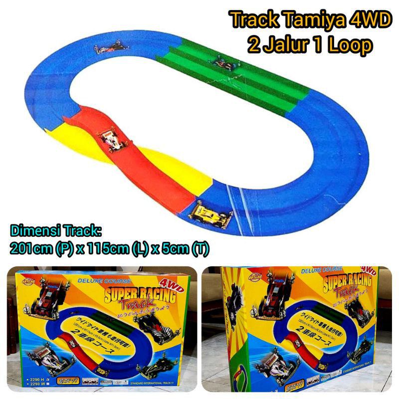 Jual Track Tamiya 2 Jalur - Jalanan Mobil Balap Trek 4wd | Shopee Indonesia
