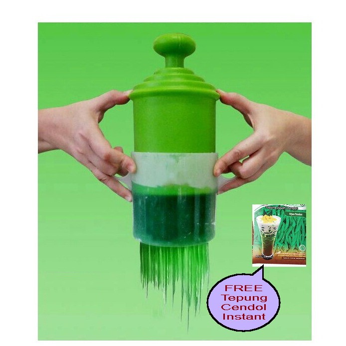 Jual Cetakan Pencetak Cendol Dawet Praktis (BONUS Tepung Cendol Instant ...