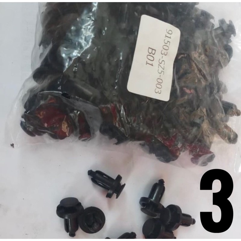 Jual Kancing klip kancing grill klip clip inner fender klip bumper ...