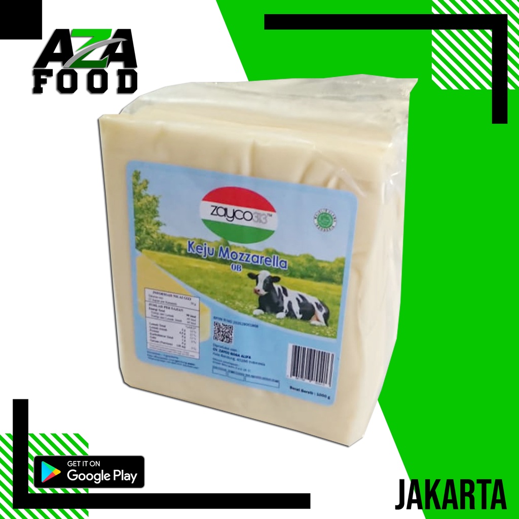 Jual Zayco Oldenburger Mozzarella Repack 1 Kg | Shopee Indonesia