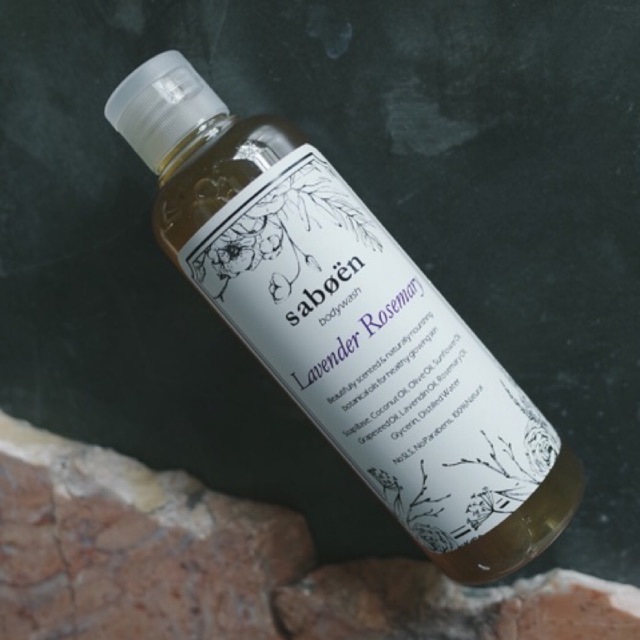 Jual Saboen - Bodywash Lavender Rosemary 250ml | Shopee Indonesia
