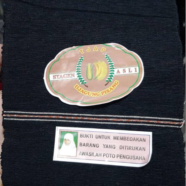 Jual Stagen Ibu Melahirkan - Bekung - Stagen Hitam Cap Djagung Pisang ...