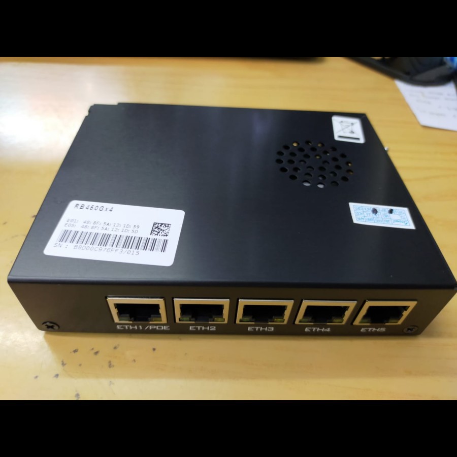 Jual Mikrotik RB450Gx4 Routerboard Indoor - Black | Shopee Indonesia